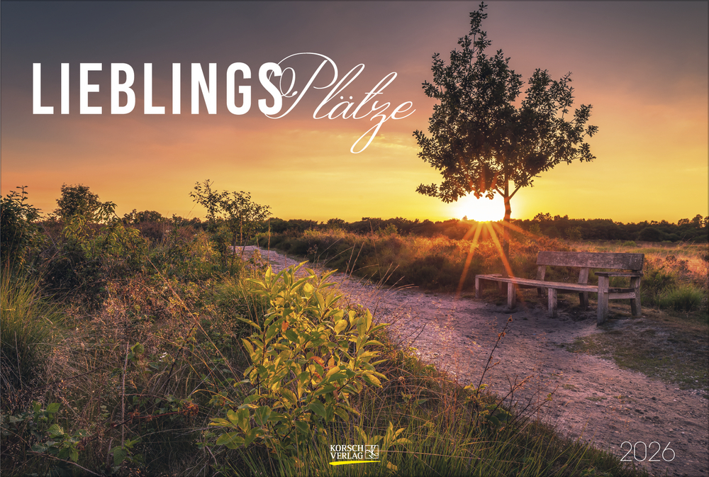 Lieblingsplätze 2026 | Korsch Verlag